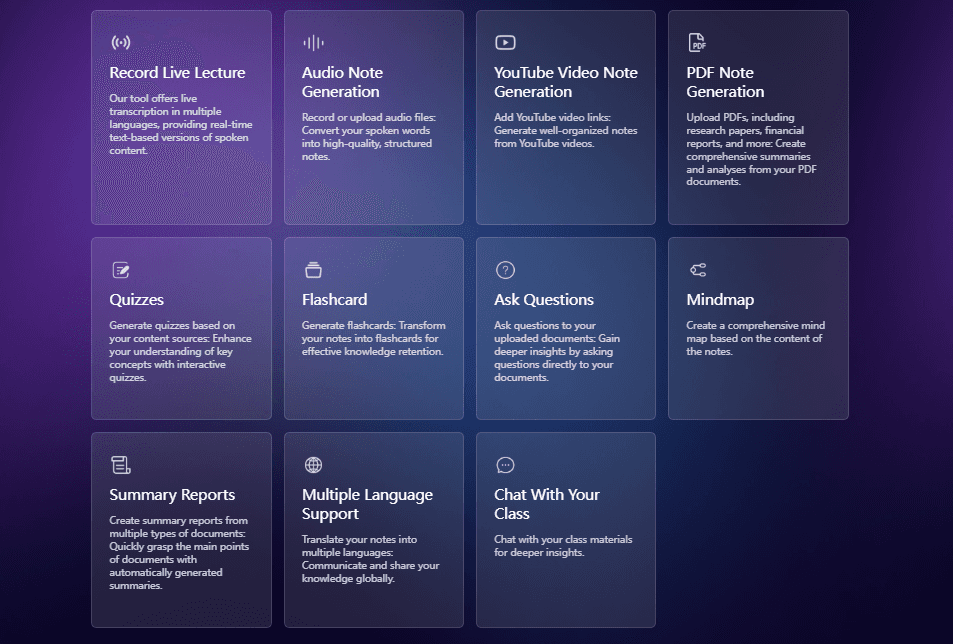 Easynote AI-AI Productivity Tools | Lion AI Box